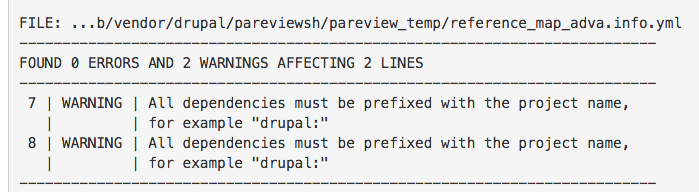 Dependency namespacing in .info.yml file [#3017329] | Drupal.org
